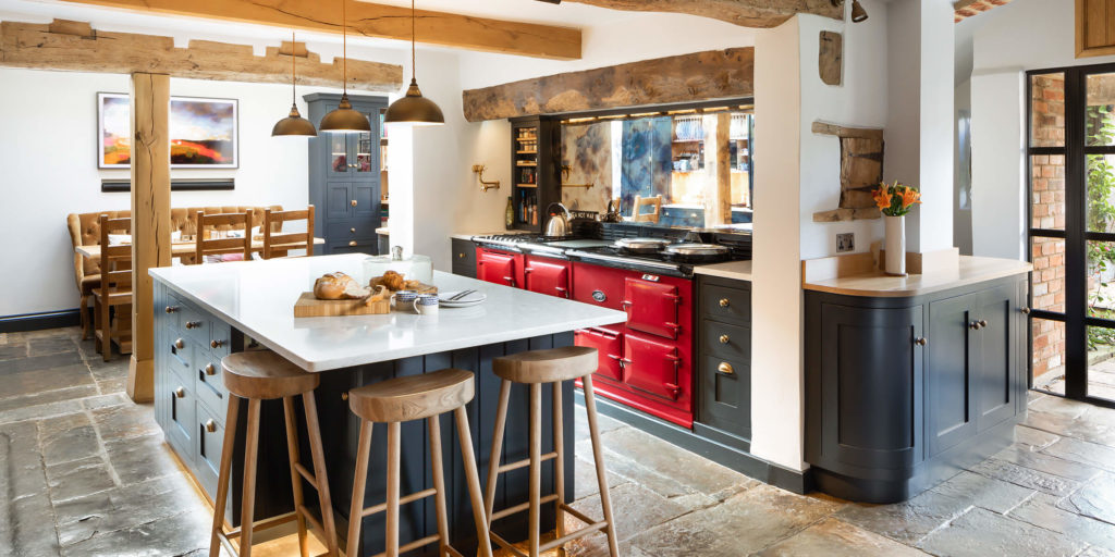 Railings Painted Quaker Kitchen top image - James Adcock